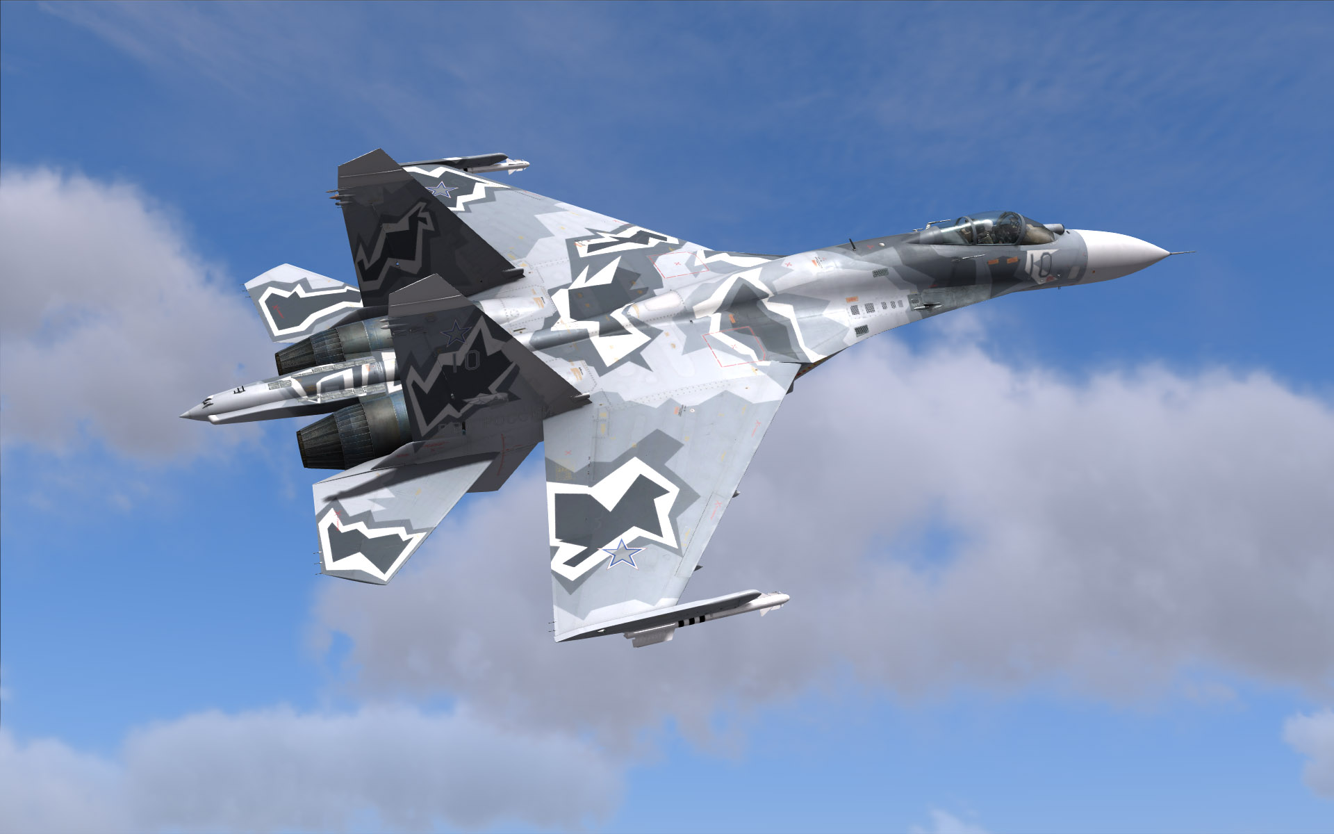 Fictional "Splinter" or "Aztec" SU-27 Skin