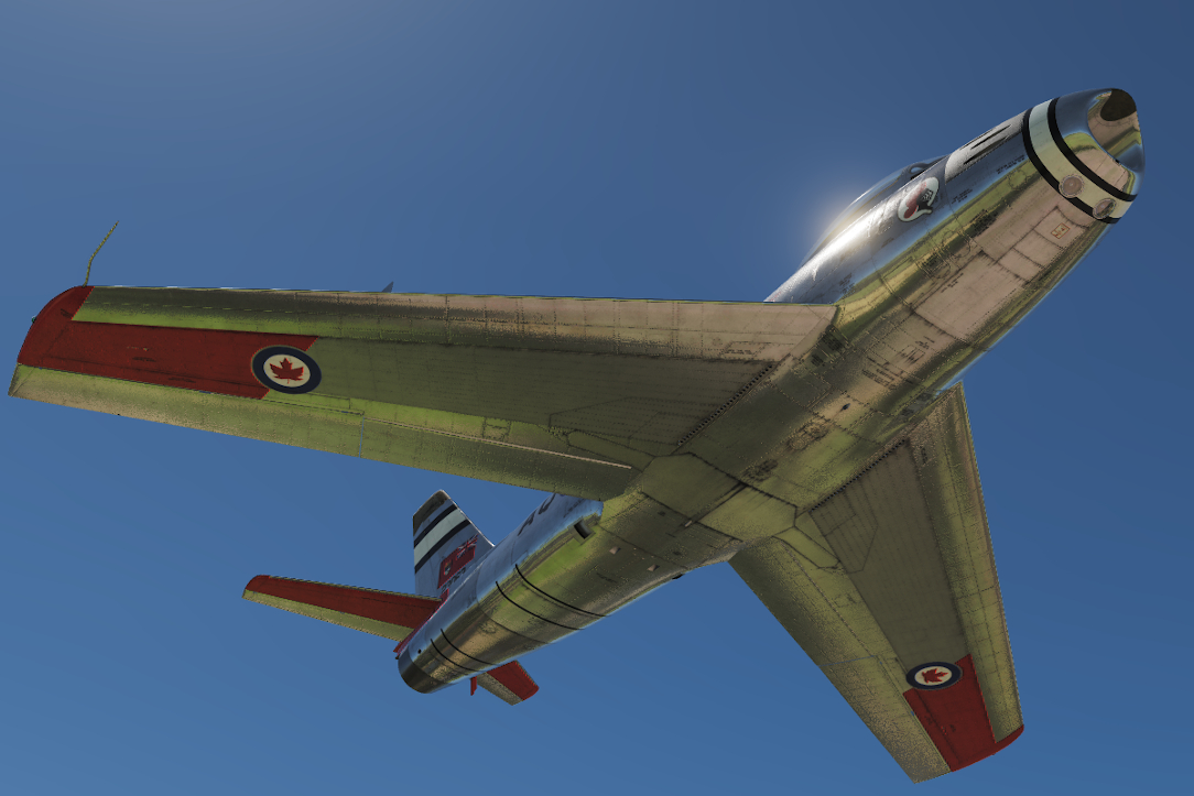 Sabre Mk.5, 414 "Black Knight" Sqn. RCAF