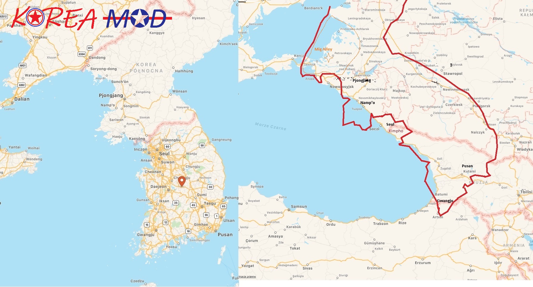 Korea Mod KPAAF skins