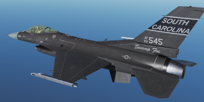 F-16C 157th FS Swamp Foxes SC ANG Have Glass