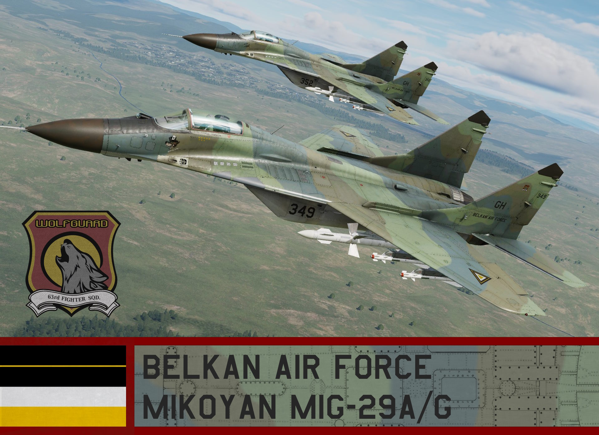 Belkan Air Force, Mig-29A/G - Ace Combat Zero
