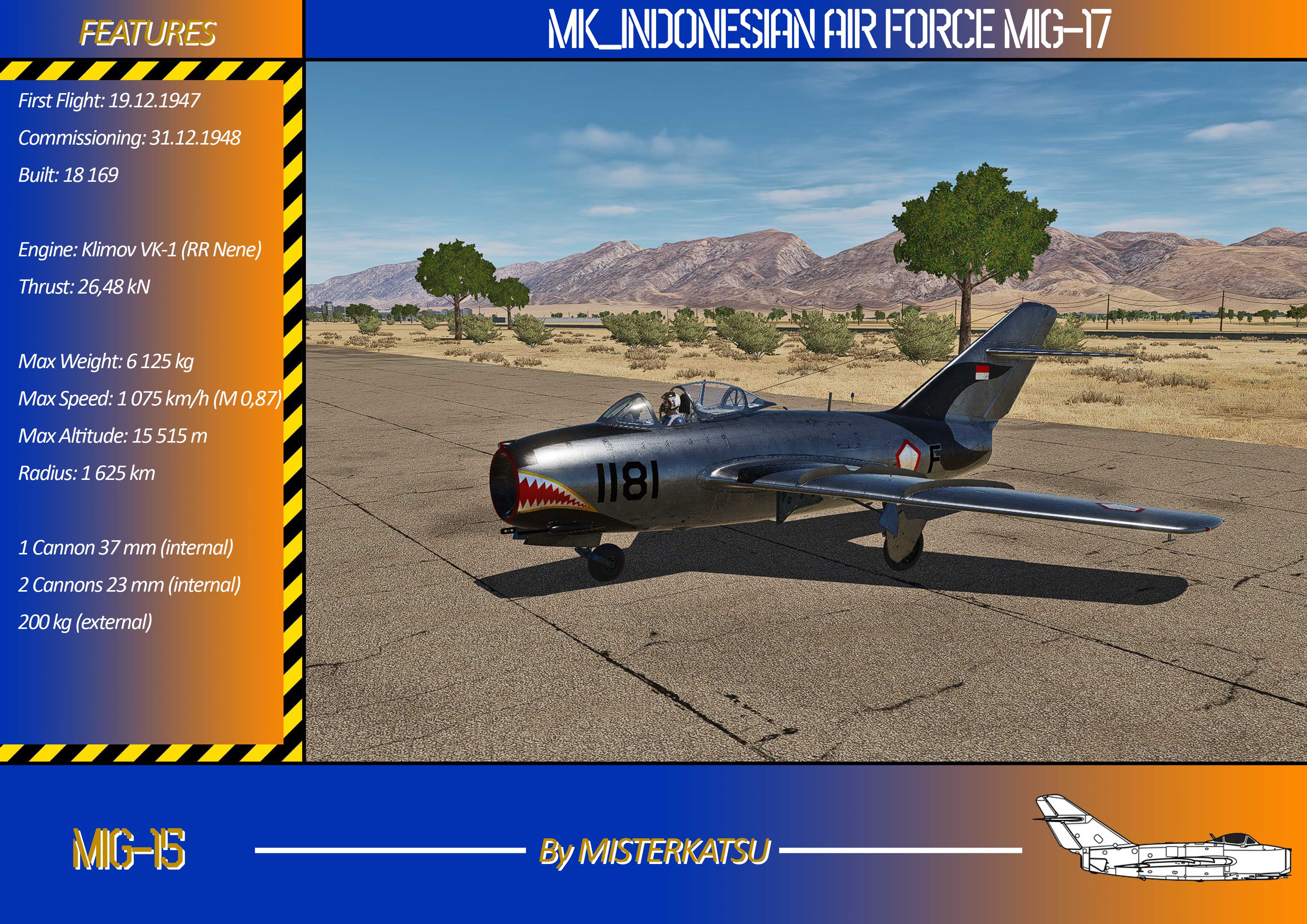 MK_INDONESIAN AIR FORCE MIG-17