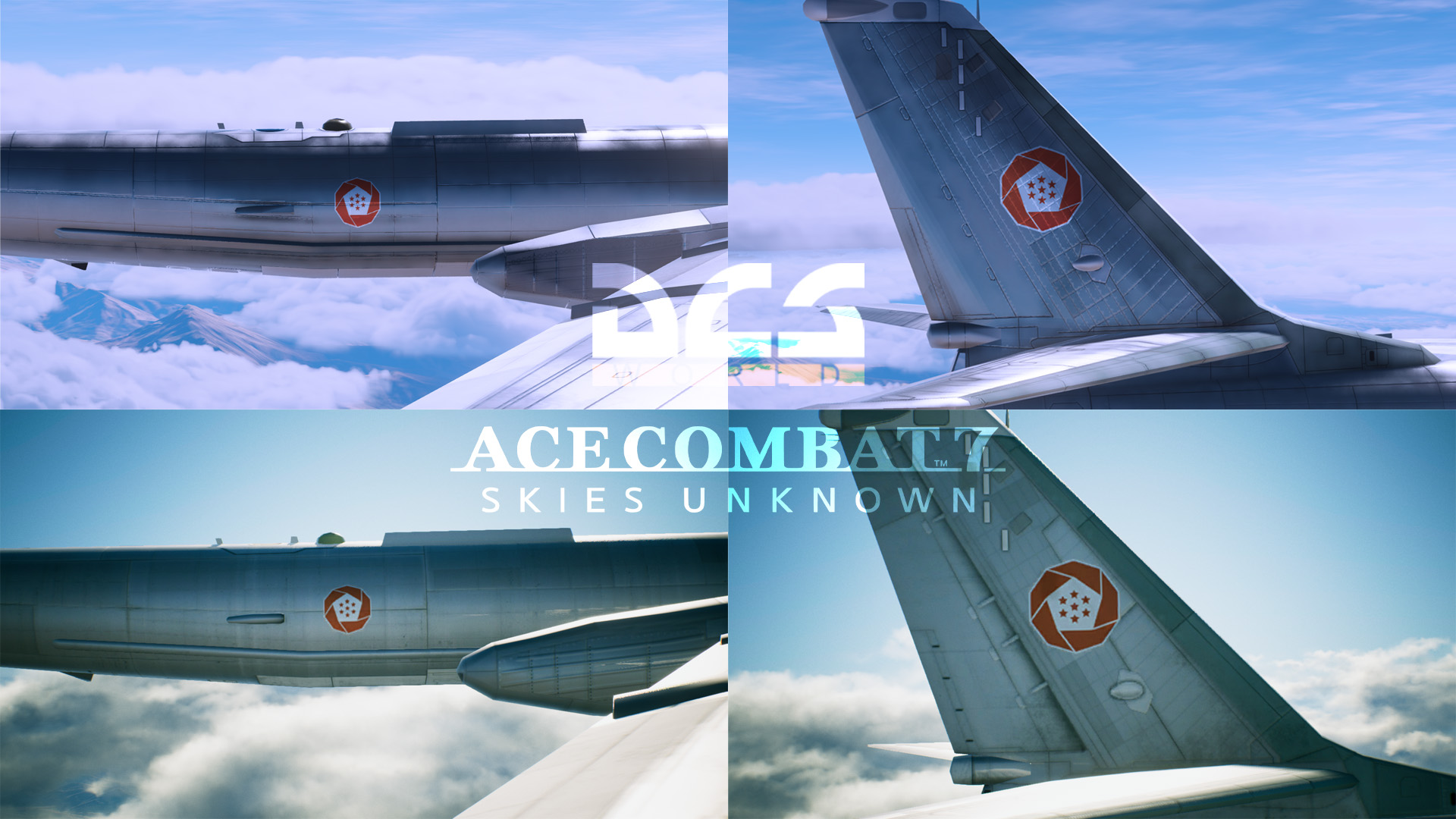 Ace Combat - Erusea Air Force Bombers Skins for Tu-95MS, Tu-160, B-52H