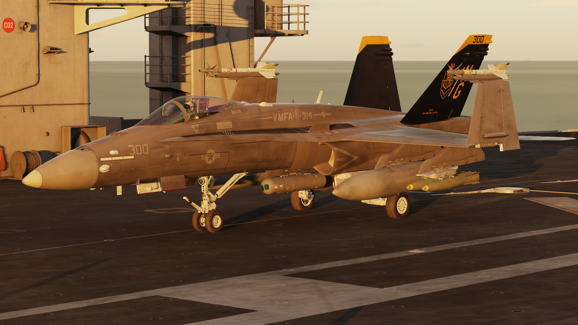 FA-18C VMFA-314 Black Knights 2020s fictional 4K Skin Pack 1