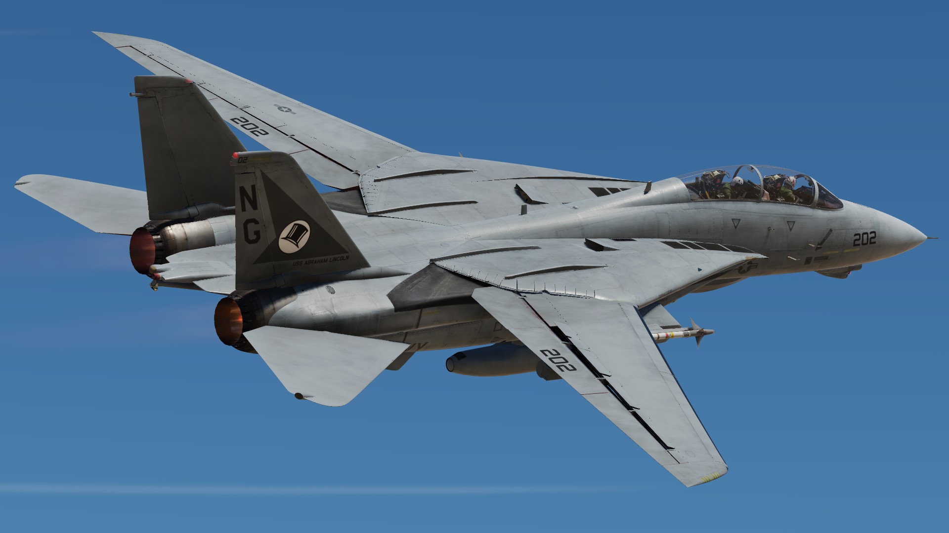 F-14A VF-14 Tophatters 2020s fictional Skin Pack 1 update 2025/02/17