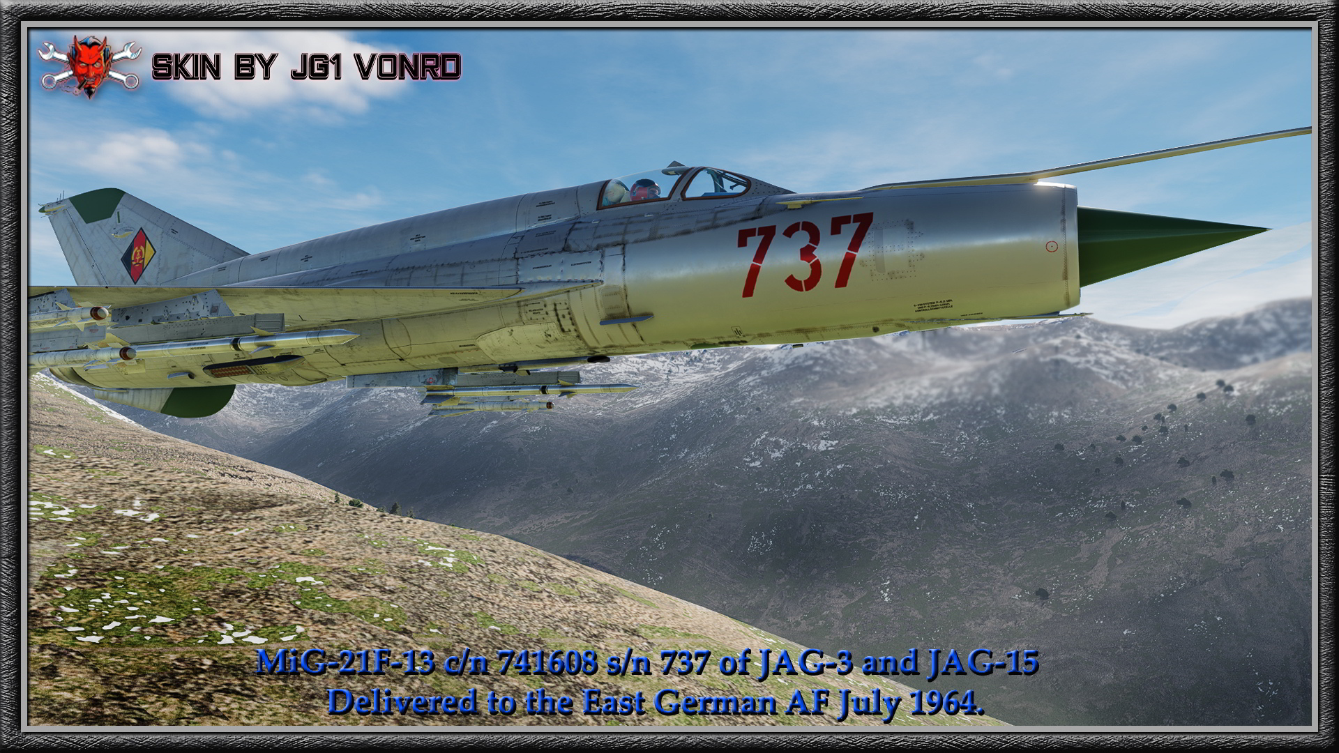 MiG-21Bis_Silver 737 and MiG-21Bis_Silver BORT