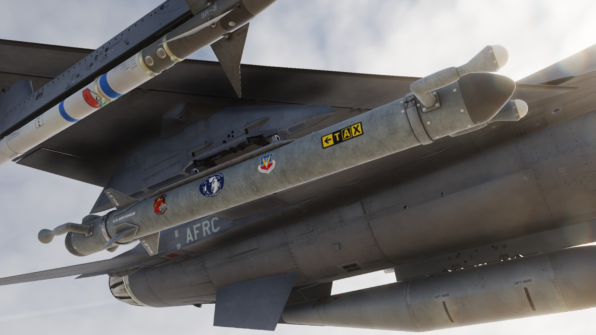 ALQ-167 "Angry Kitten" ECM pod for the F-16C