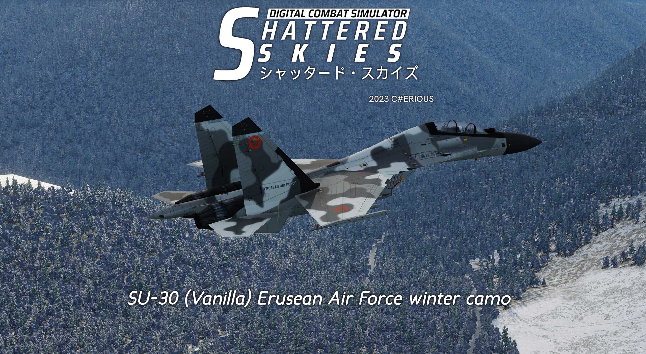 Shattered Skies Project - Su-30 (Vanilla) Erusean Air Force winter camo
