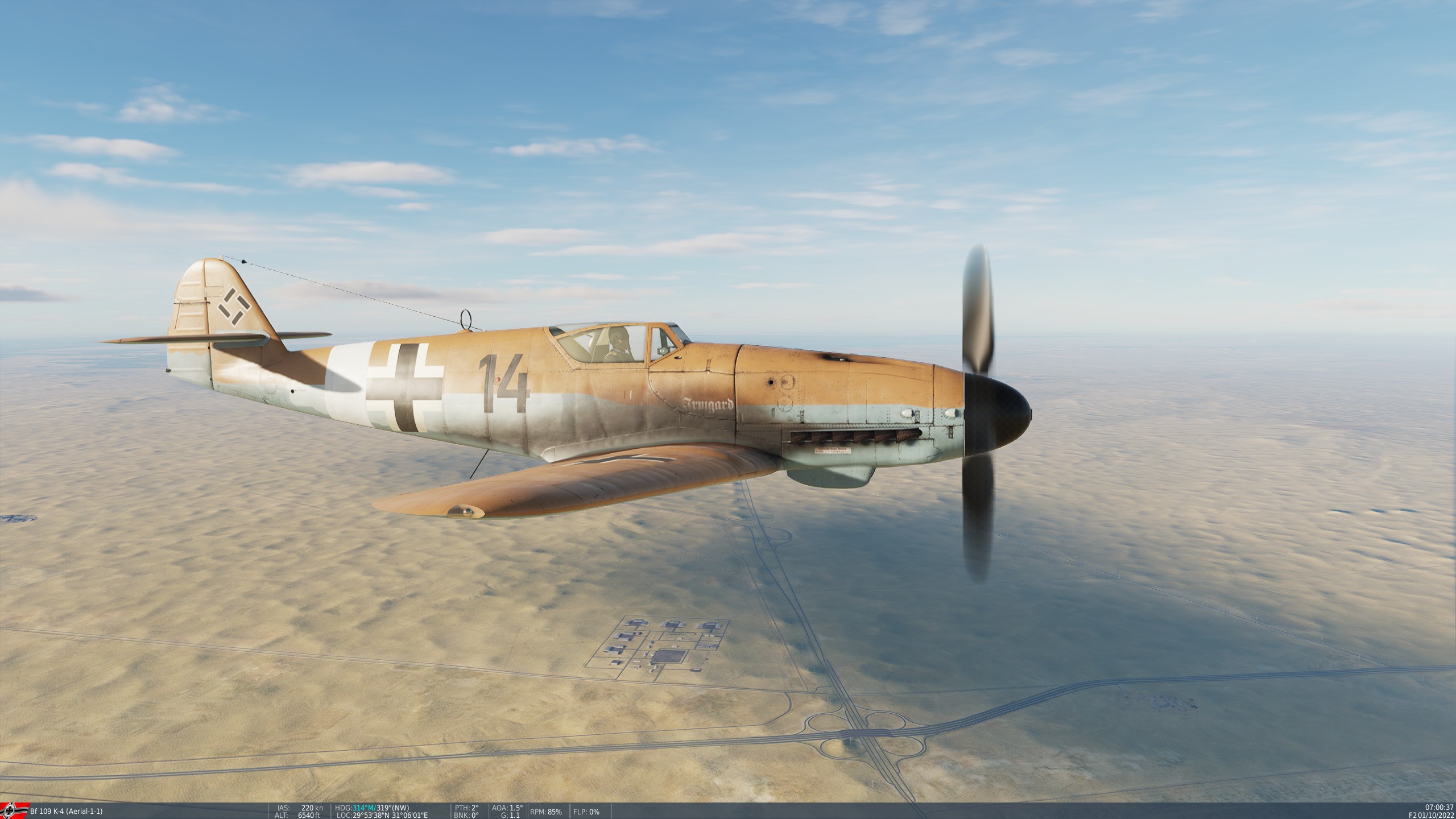 Black 14 – Tropical Bf 109 G-2 (North Africa, 1942–43)