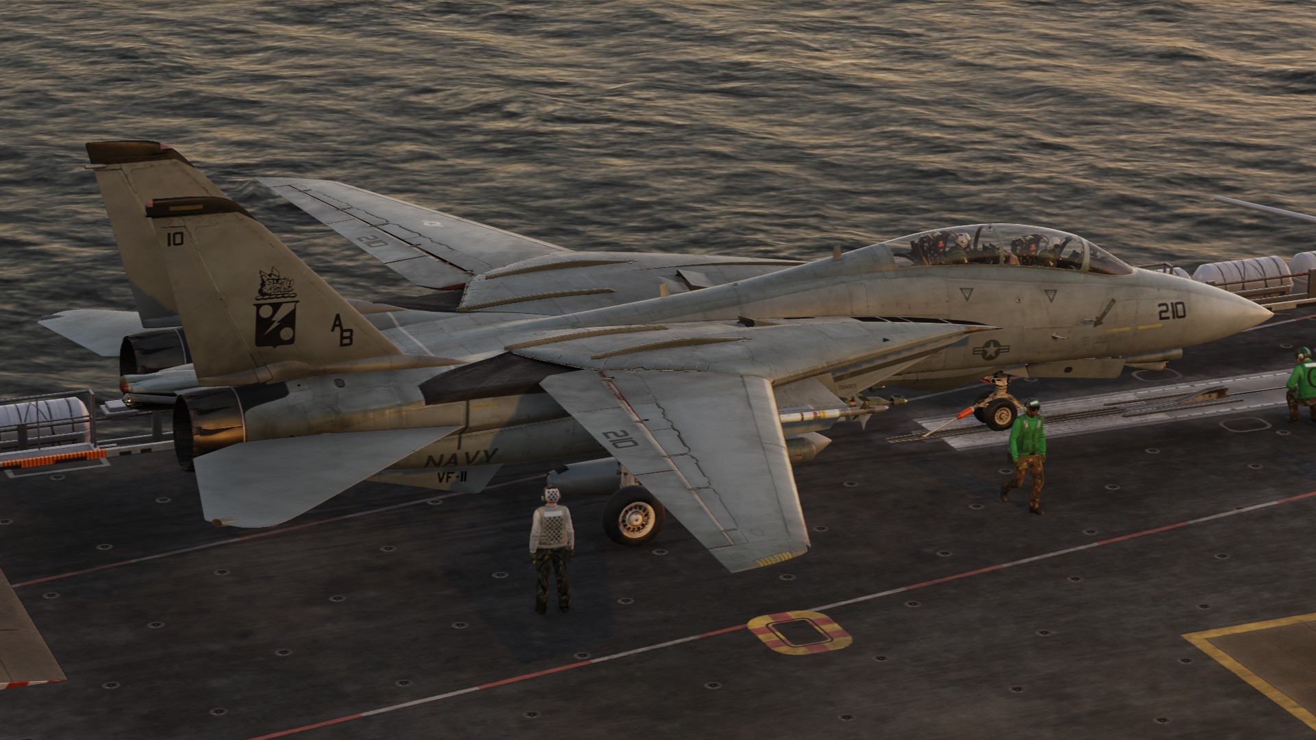 F-14B VF-11 Red Rippers 2020s fictional Skin Pack 2 update 2025/02/17