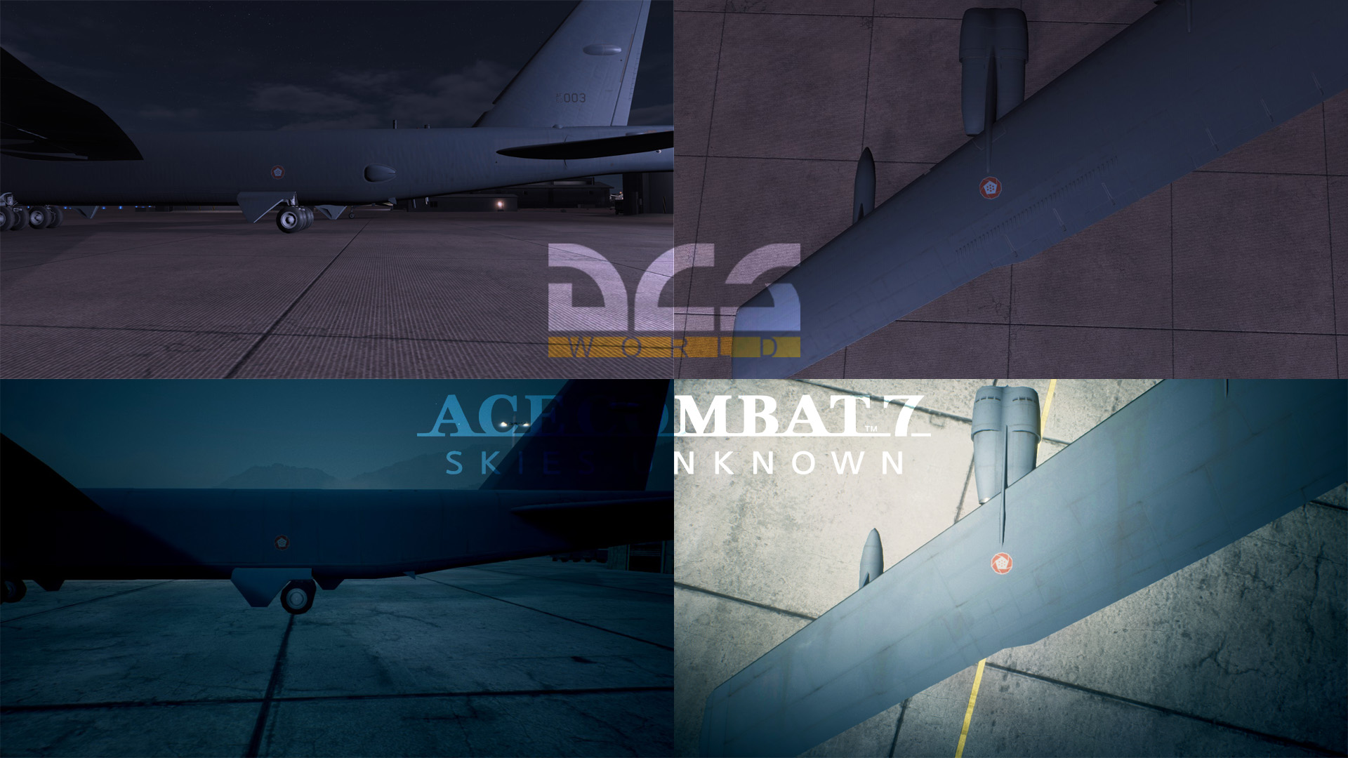 Ace Combat - Erusea Air Force Bombers Skins for Tu-95MS, Tu-160, B-52H