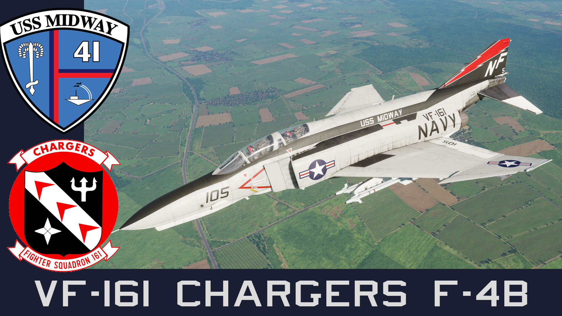 VF-161 Chargers Lightning F-4B