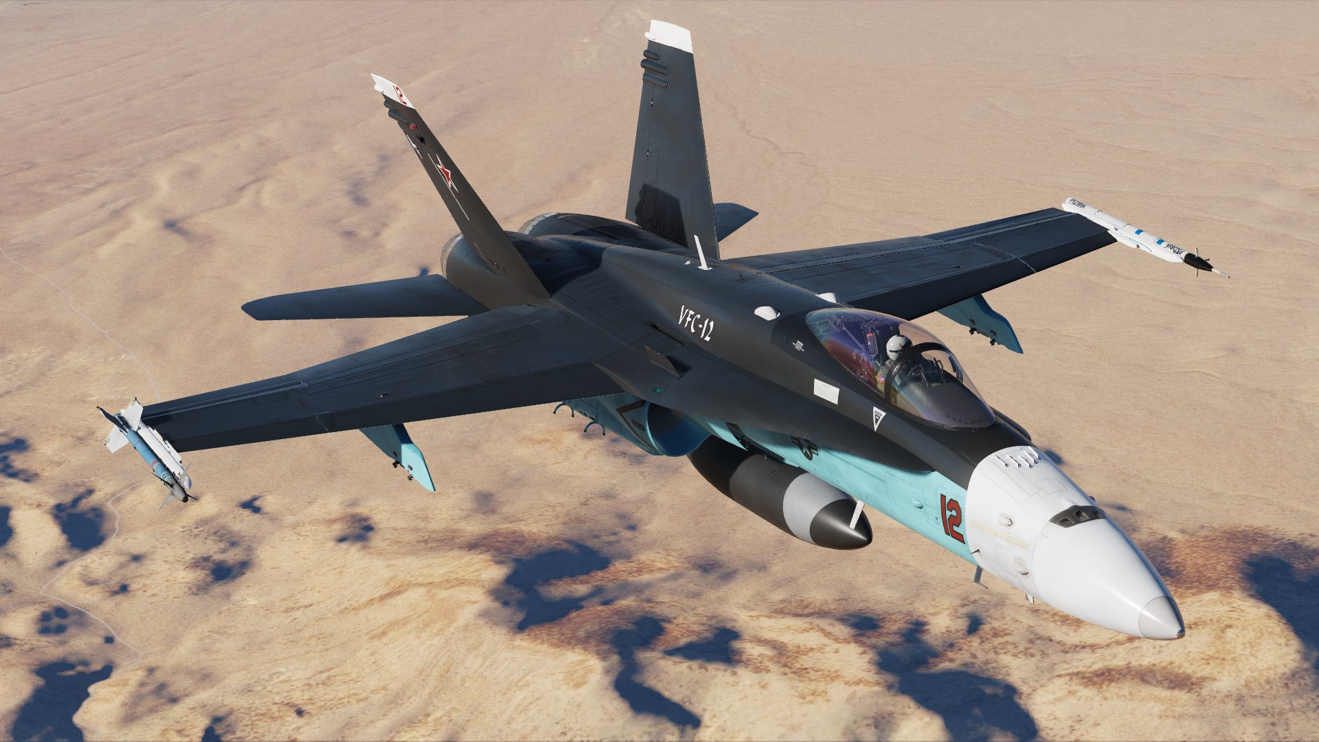 FA-18C VFC-12 Fighting Omars 2020s fictional 4K Skin Pack 2 update 2024 ...