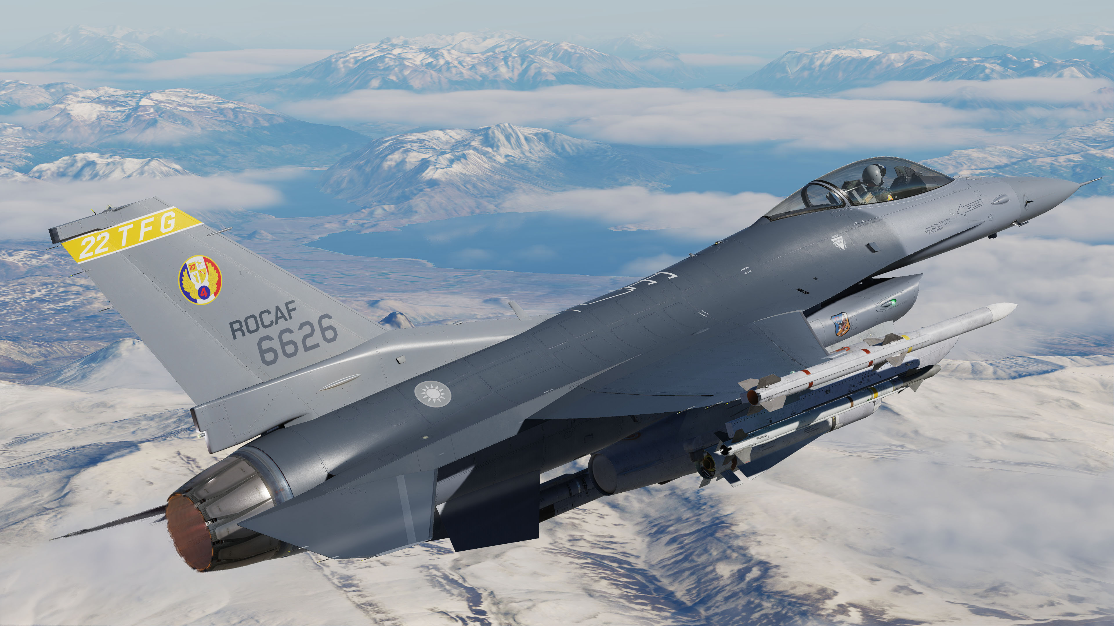 Taiwan F-16 Liveries [ ROCAF 4th TFW High VIS ]