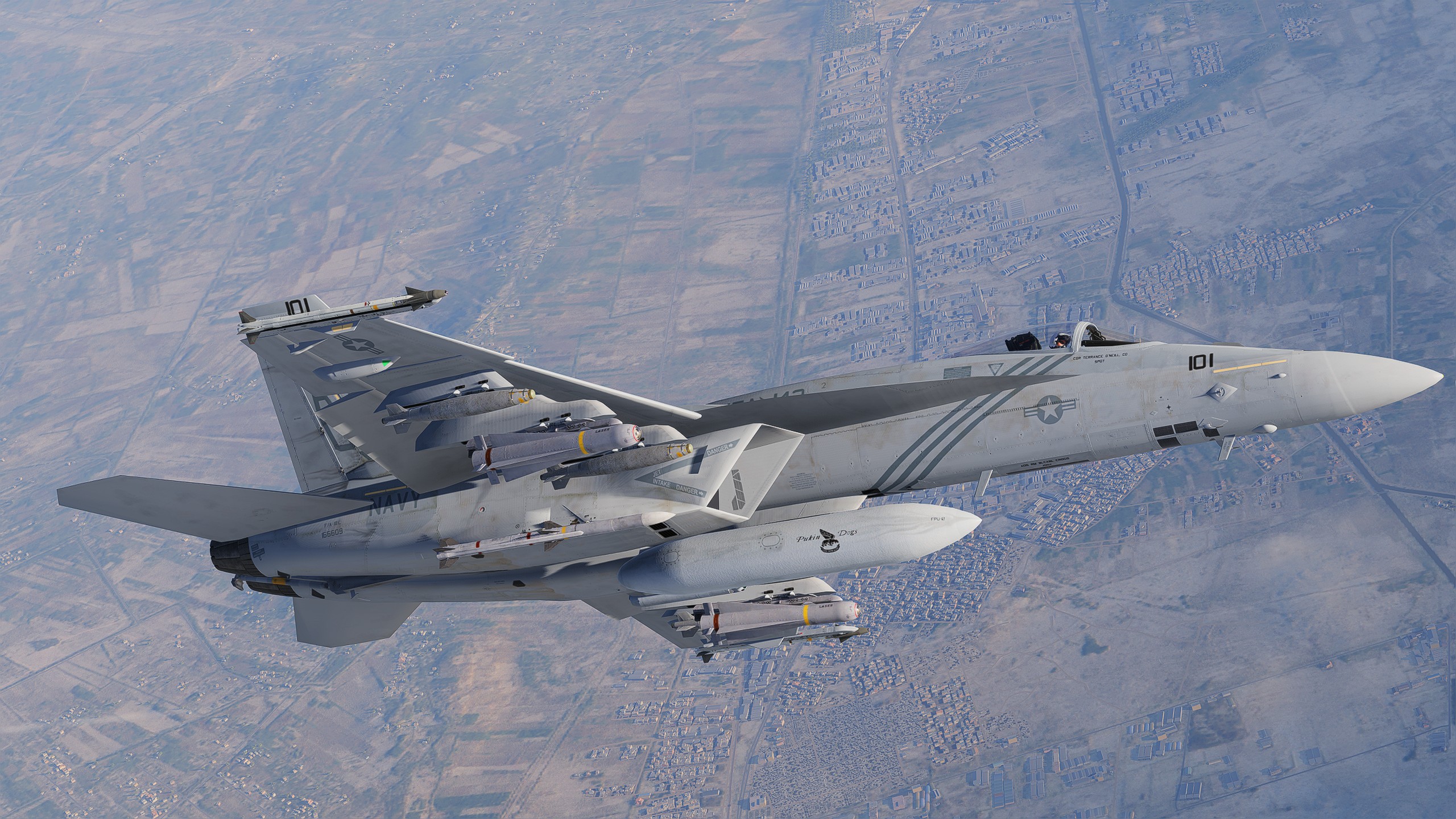 CJS F/A-18E -- VFA-143 AG101 OIF 2016 by Gunslinger22