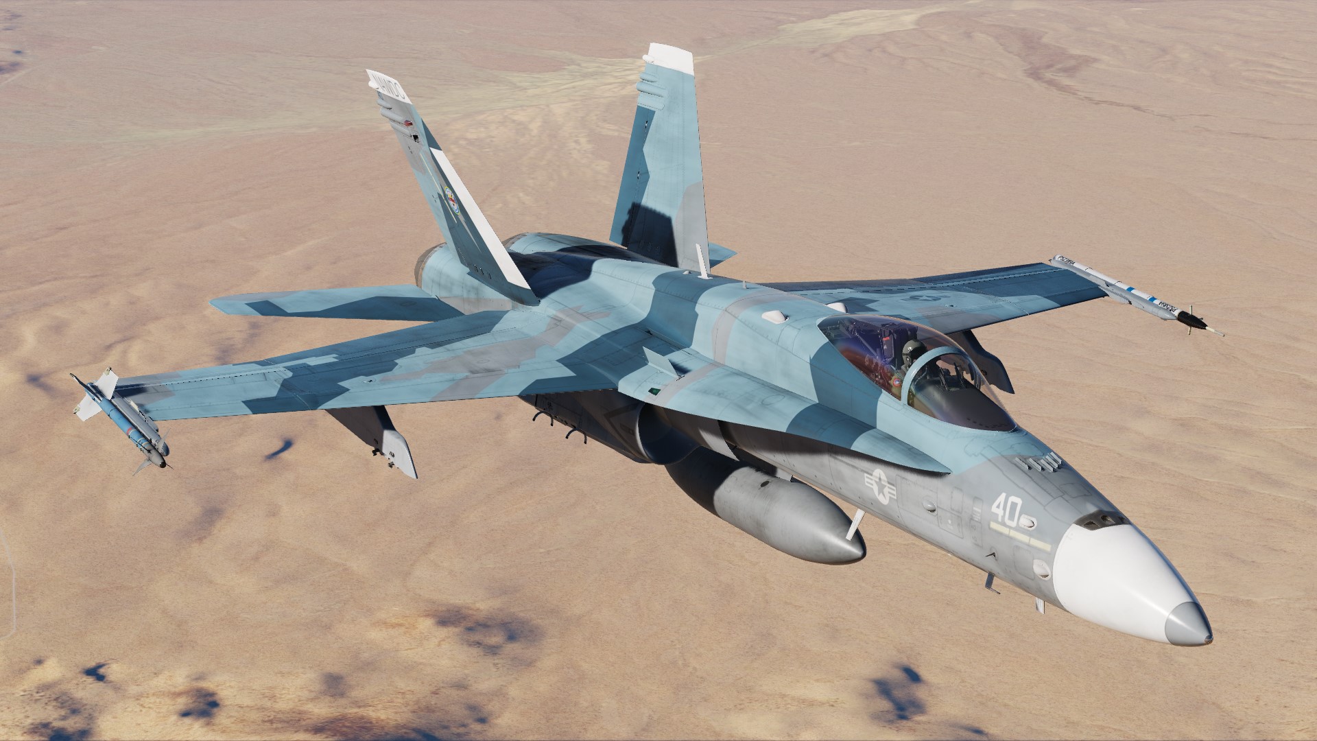FA-18C NAWDC 2020s fictional 4K Skin Pack 5 update 2024/12/24