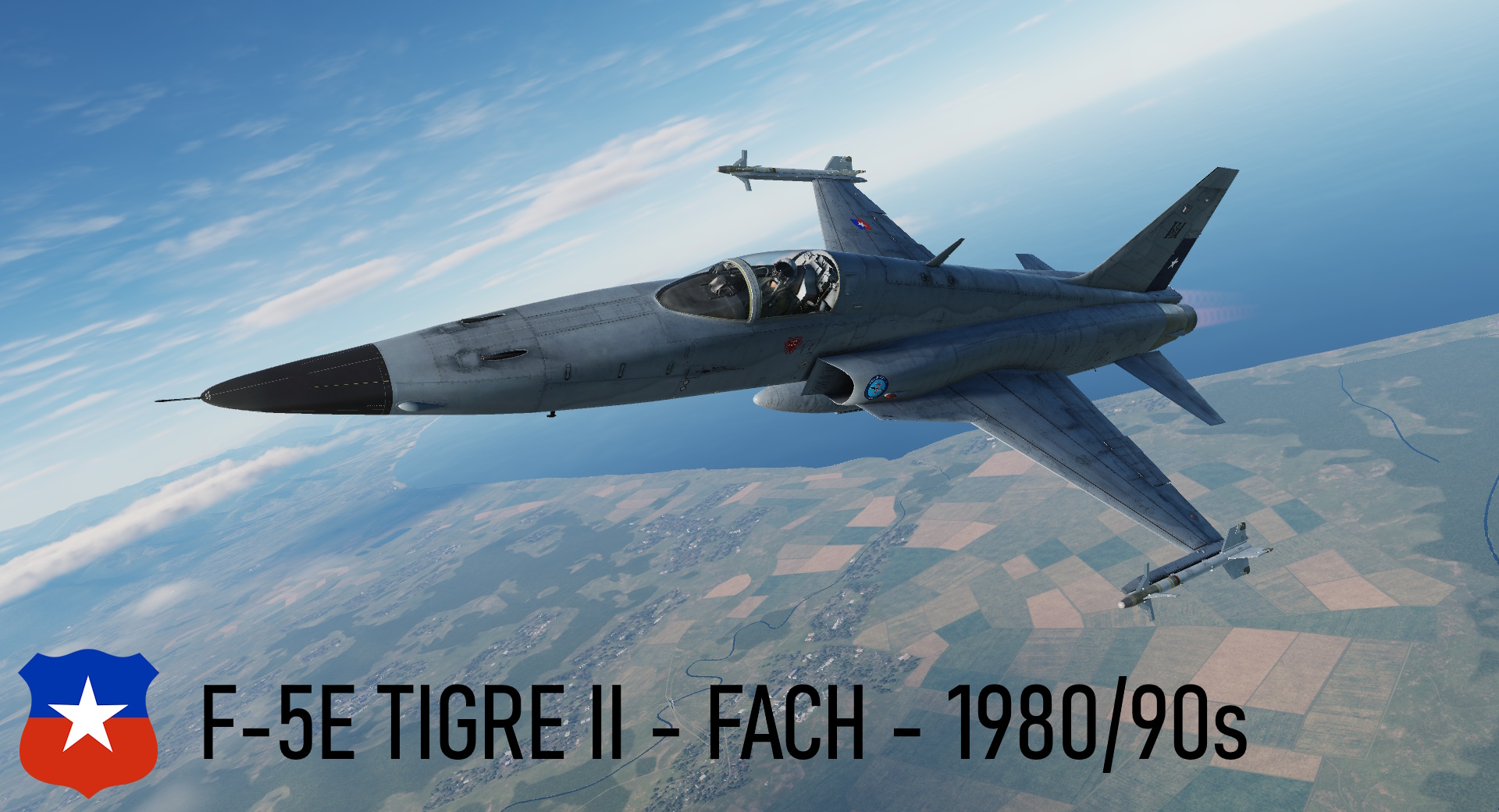 Semi Historical F-5E Tiger II Remastered FACH 1980s/90s