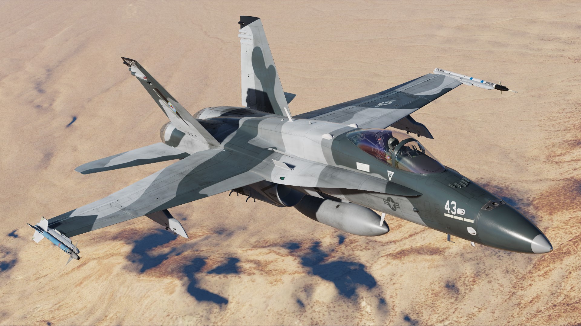 FA-18C NAWDC 2020s fictional 4K Skin Pack 2 update 2024/12/14