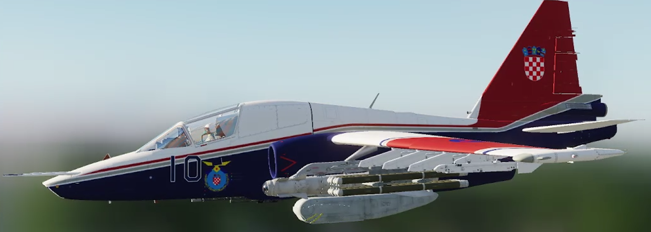 Croatian Air Force SU 25T