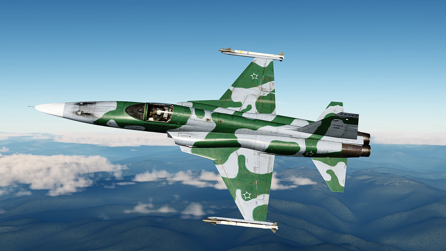 F-5EM remastered repaint FAB 4861(present day)