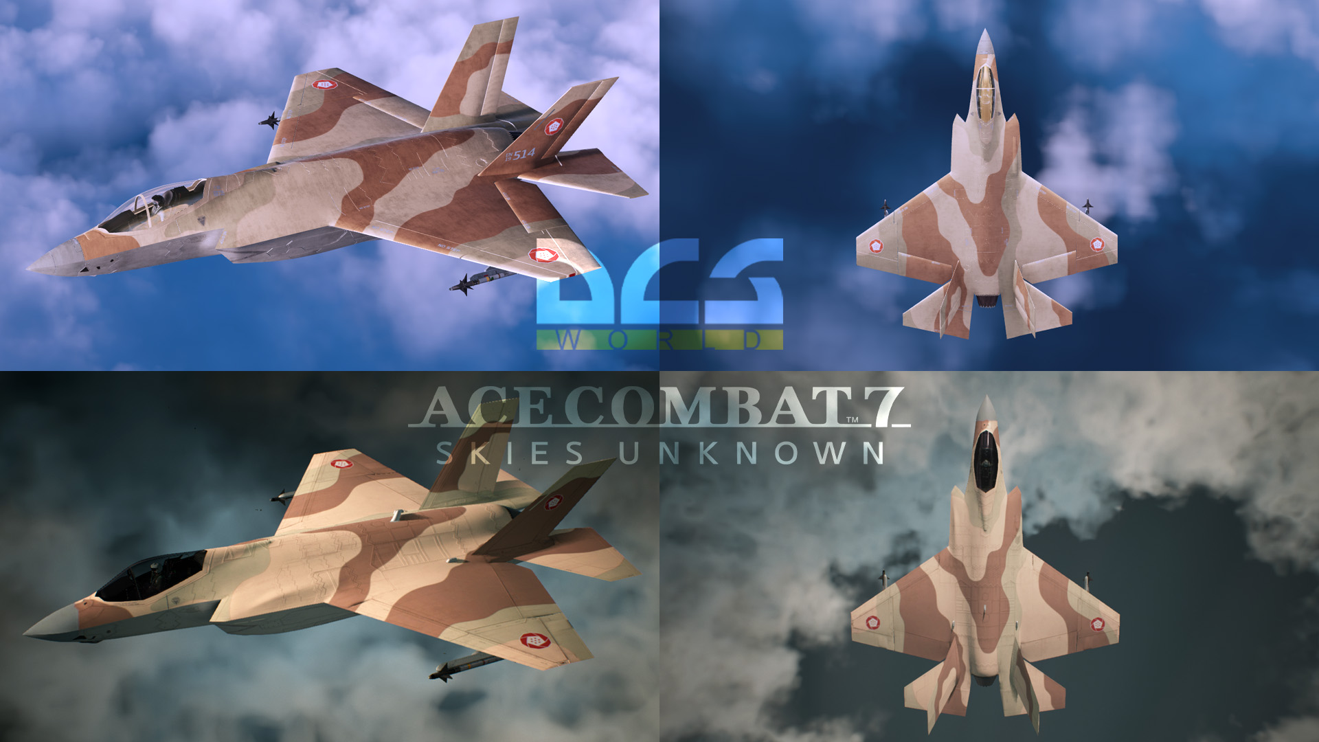 Ace Combat - Erusean Air Force / Navy Skin for F-35C