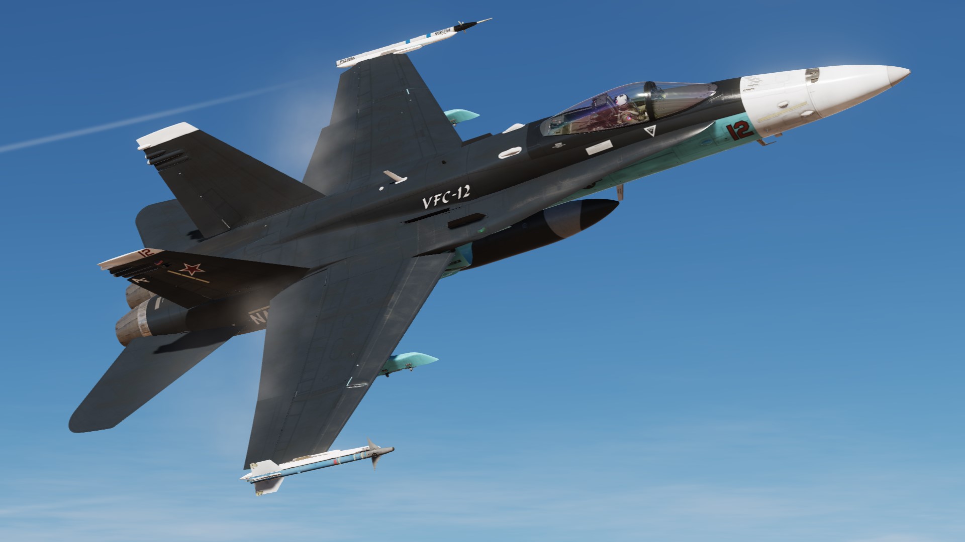 FA-18C VFC-12 Fighting Omars 2020s fictional 4K Skin Pack 2 update 2024 ...