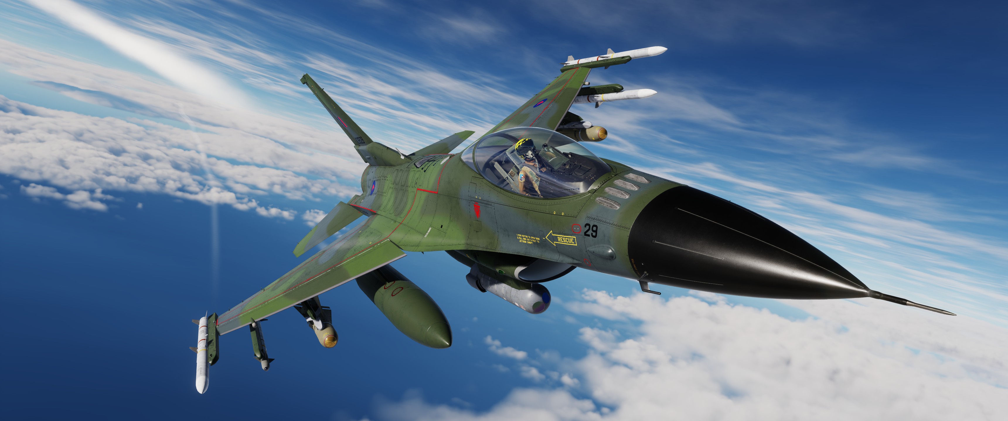 92-0406 NZ6529 F-16A Block 15 OCU 2 SQN RNZAF