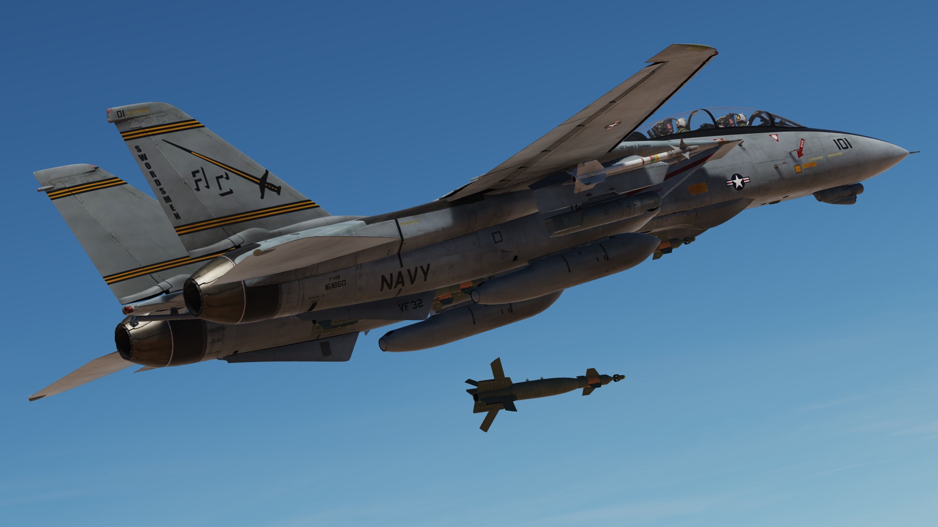 F-14B VF-32 Fighting Swordsmen 2020s fictional Skin Pack 2 update 2025 ...