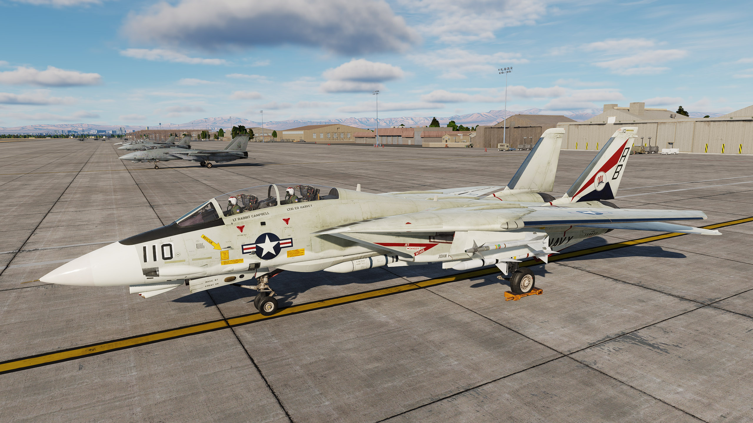 F-14A VF-14 Tophatters AB110 159023, 1976