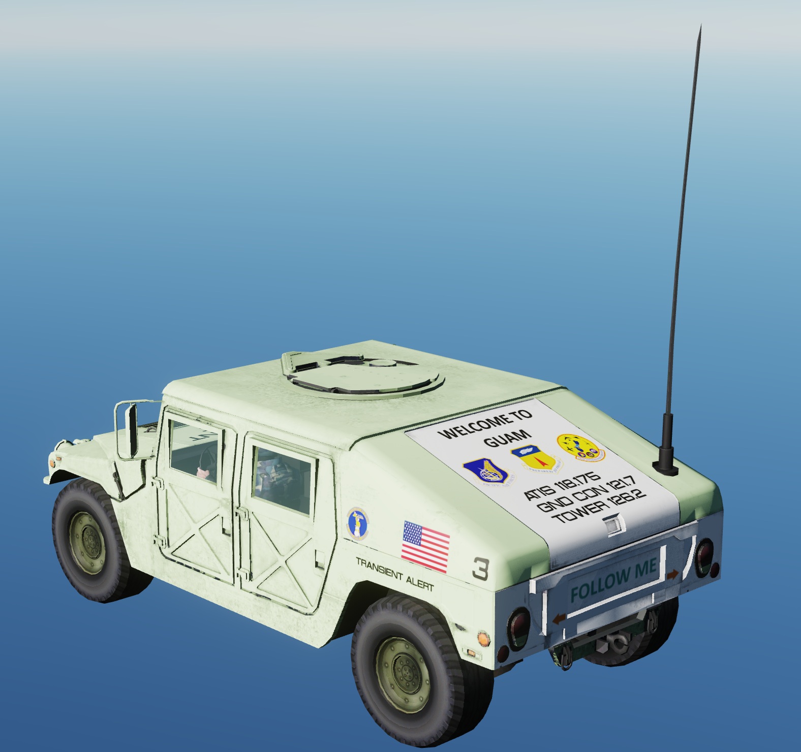 Andersen AFB Follow Me Transient Alert Vehicle
