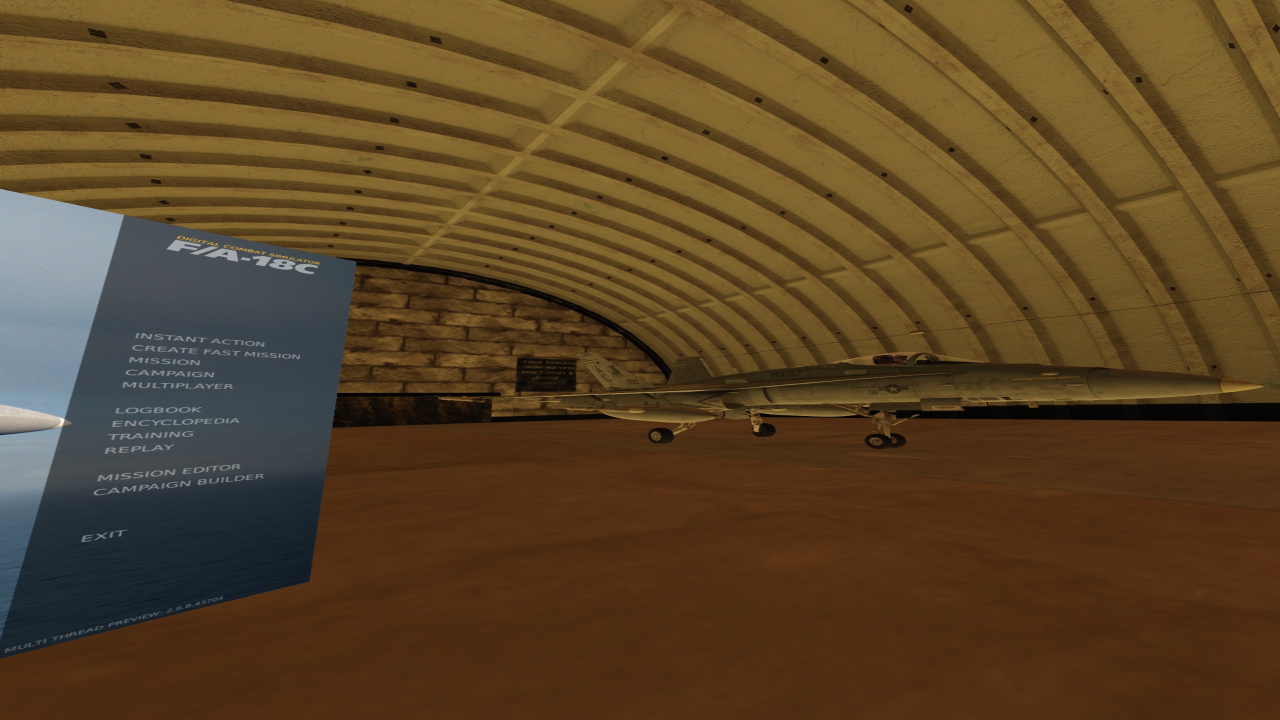 SceneVR - F/A-18C Hangar VR Scene
