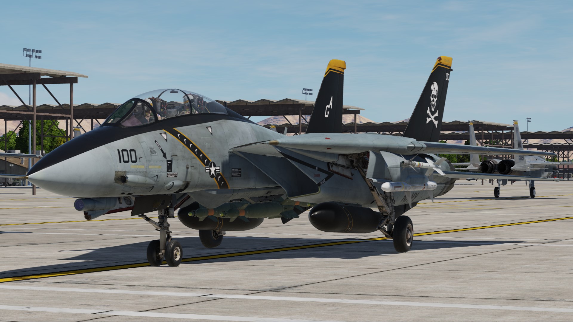 F-14B VF-103 Jolly Rogers 2020s fictional Skin Pack 1 update 2025/02/17