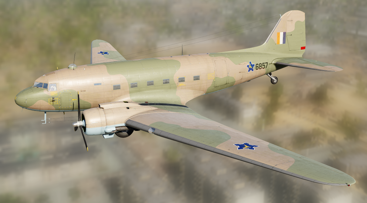 C-47 "Dakota" South African Air Force (SAAF) Camo Liveries