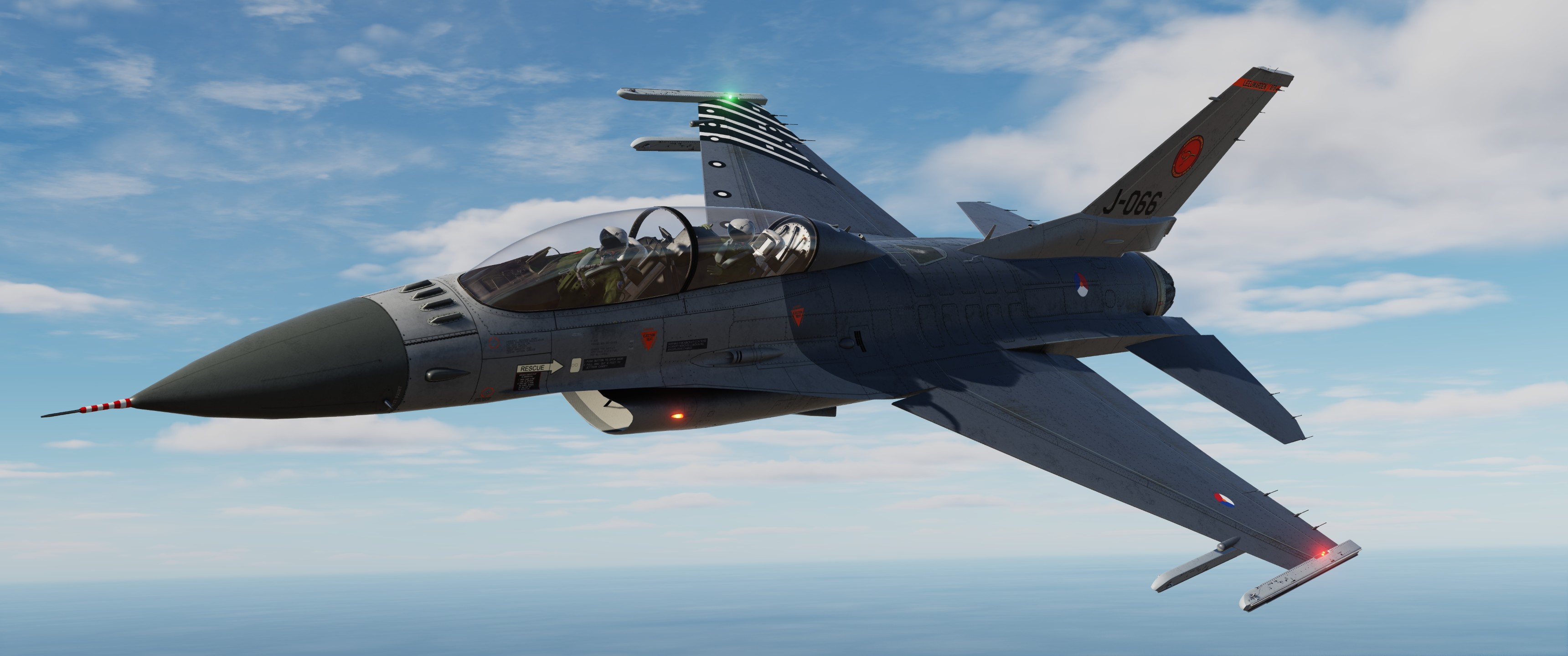 F-16D(BM) SUFA Mod J-066 RNLAF - Orange Jumper. ( updated version )