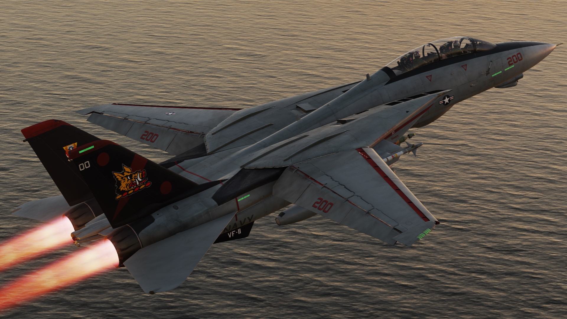 F-14B VF-11 Red Rippers 2020s fictional Skin Pack 1 update 2025/02/17