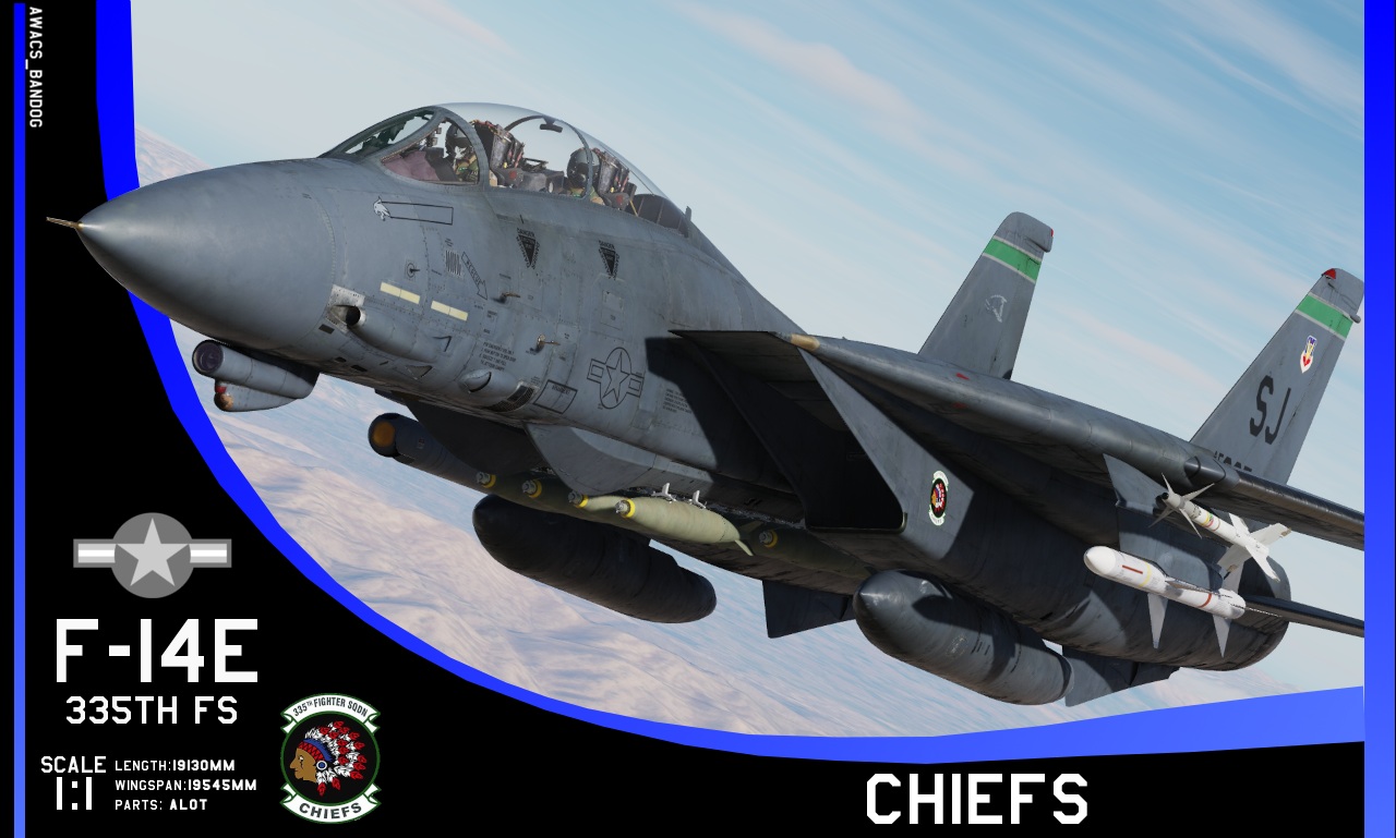 335th Fighter Squadron ‘Chiefs’ F-14E (Fictional)