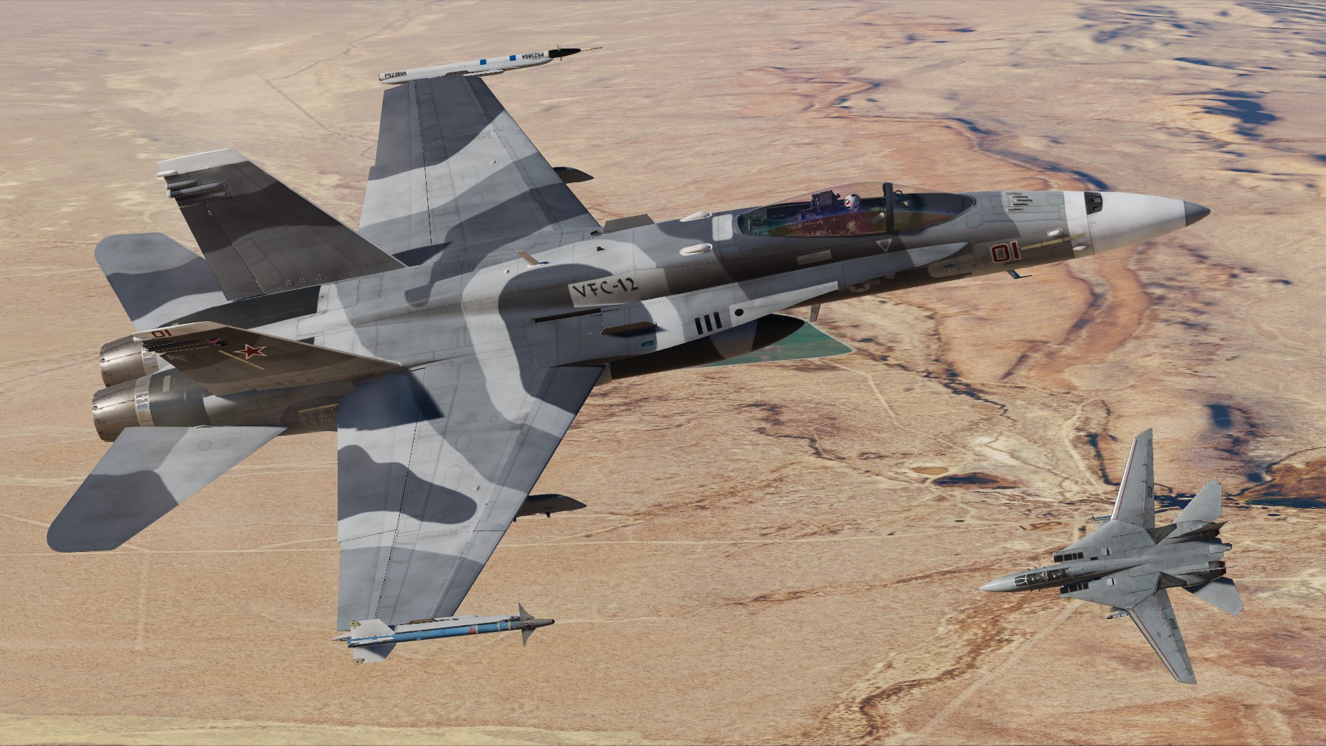 FA-18C VFC-12 Fighting Omars 2020s fictional 4K Skin Pack 1 update 2024 ...