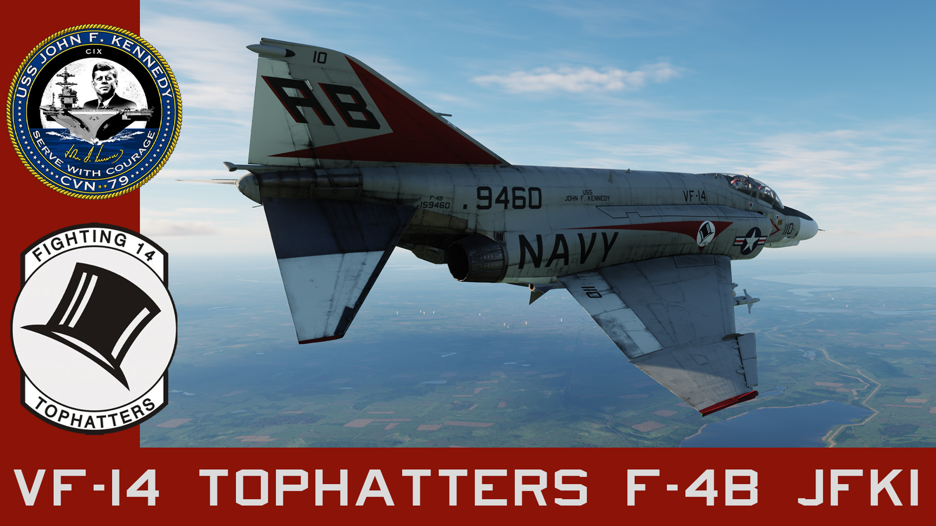 VF-14 Tophatters F-4B USS JFK (1/3)