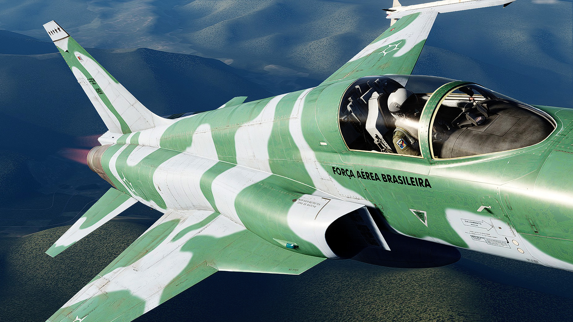 F-5EM remastered repaint FAB 4861(present day)