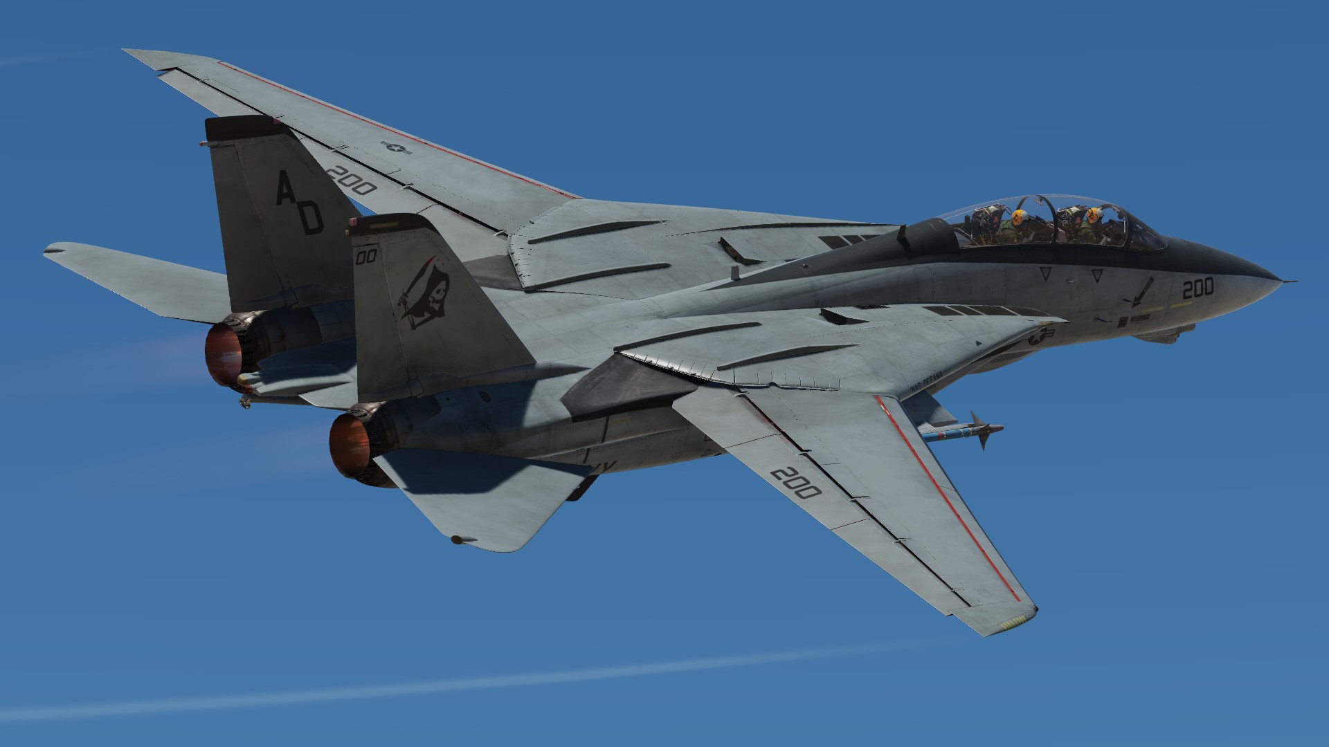 F-14A VF-142 Ghostriders 2020s fictional Skin Pack