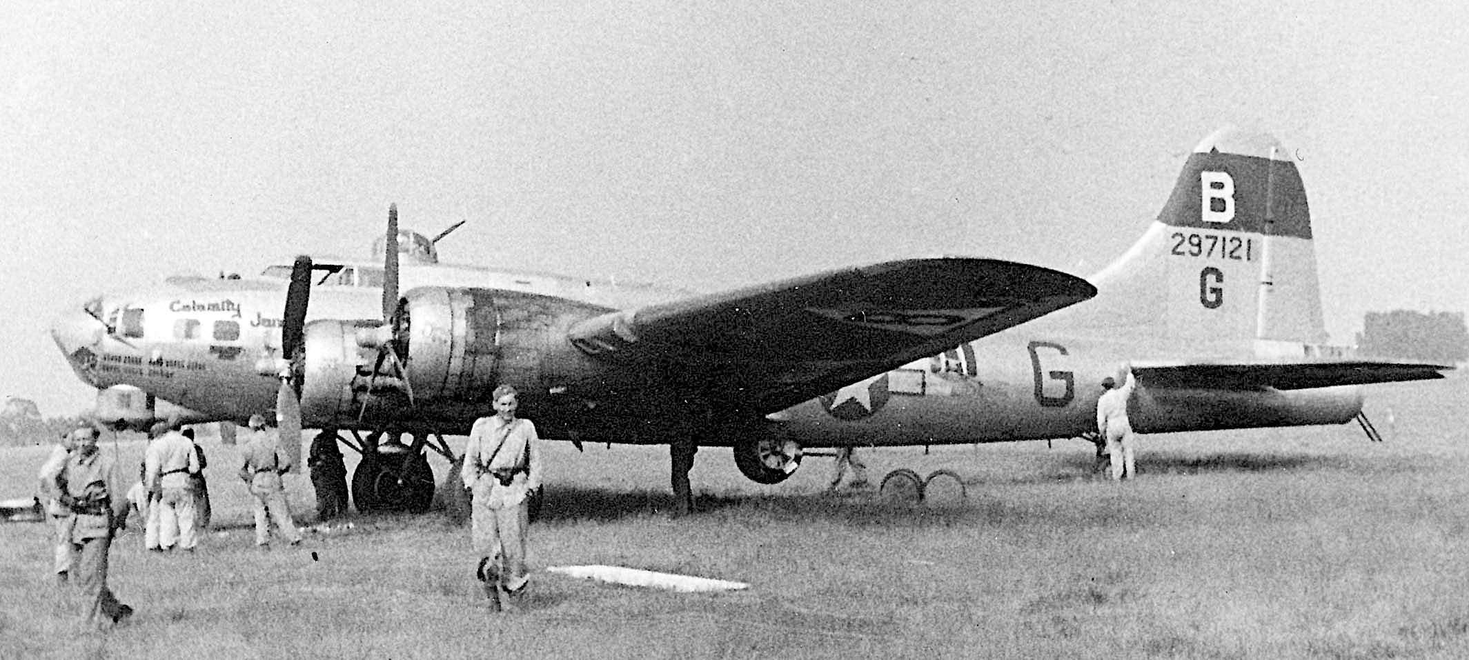 B-17G 'Calamity Jane' - 92nd BG, 326th BS, Podington, Stn 109 , Bedfordshire England,1944