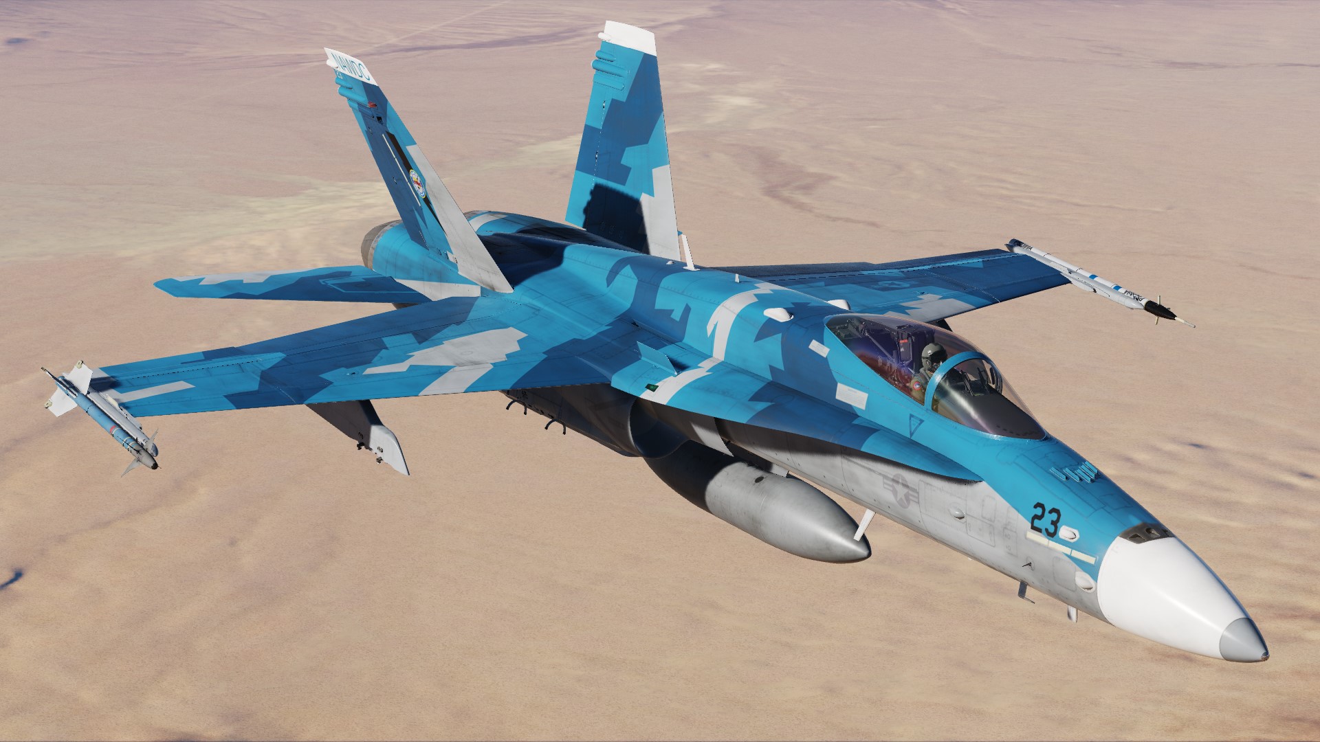 FA-18C NAWDC 2020s fictional 4K Skin Pack 3 update 2024/12/14
