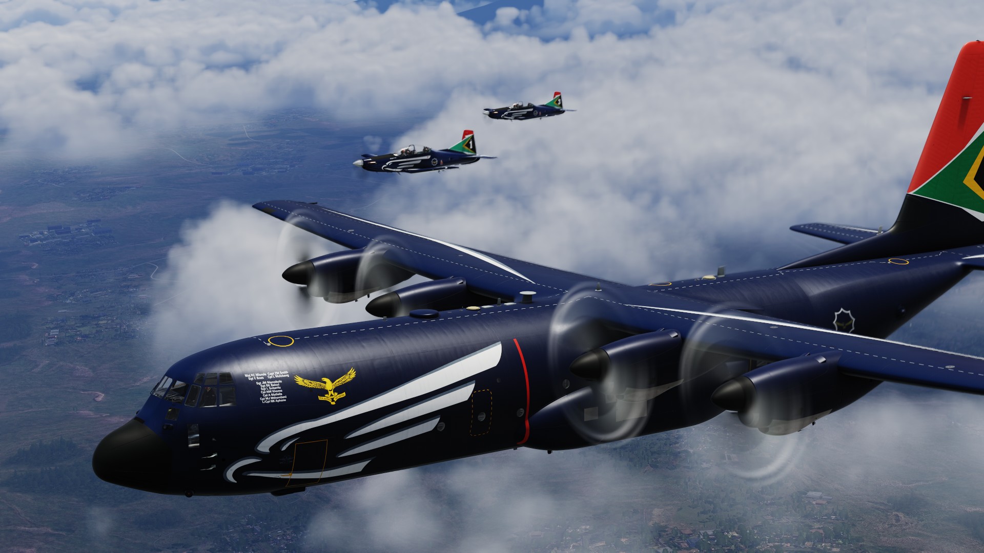 C-130JZ-30 South African Air Force Silver Falcons