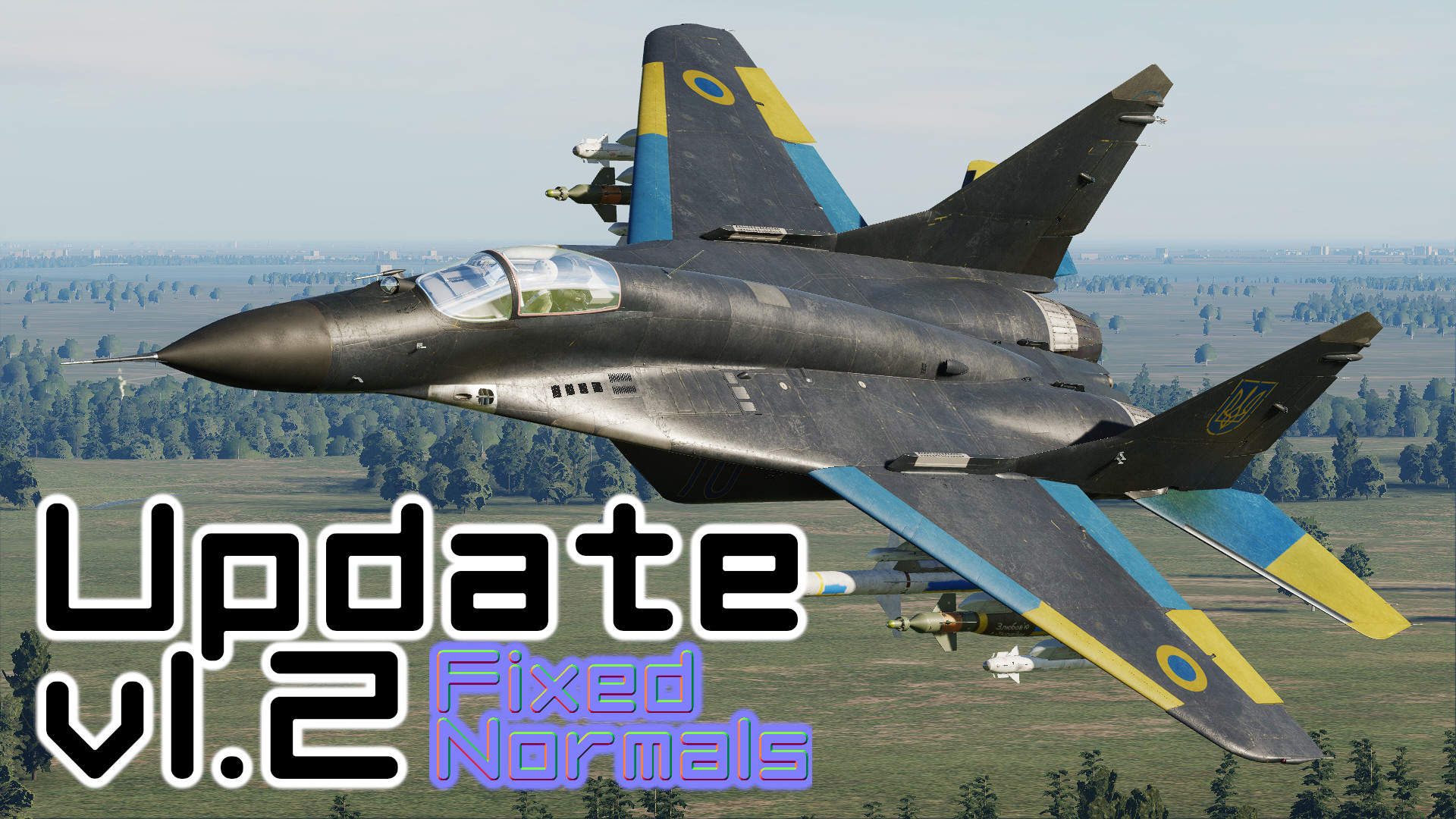 MiG-29S Ukrainian Air Force - 2025 Grey+Accents | UPDATE V1.2