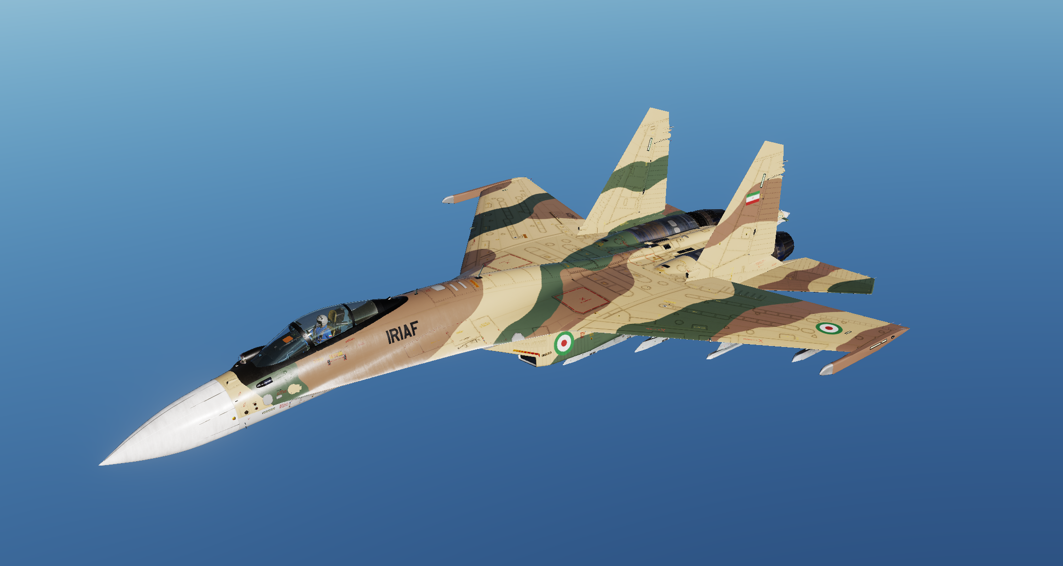 Iranian Su-35 "Asia Minor" Livery (Projeckt Flanker Mod)