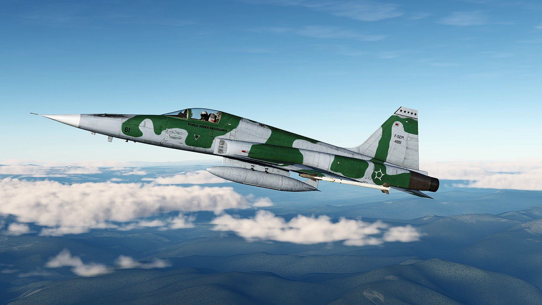 F-5EM remastered repaint FAB 4861(present day)