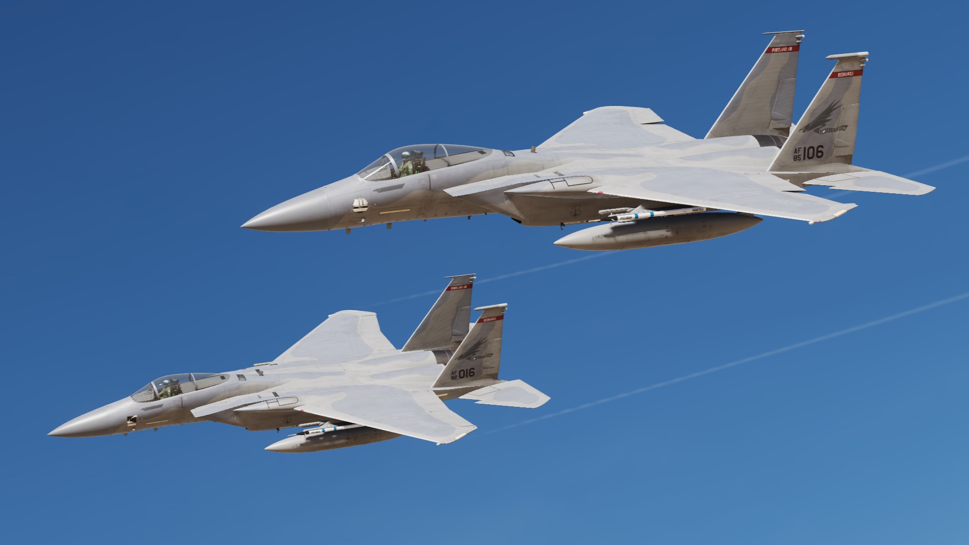 F-15C ANG 123rd Fighter Squadron 2020s fictional 4K Skin Pack update ...