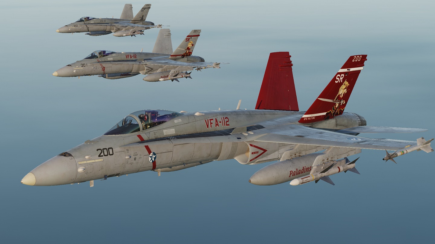 Ace Combat - Strike Fighter Squadron 112 "Paladins" F/A-18 Pack