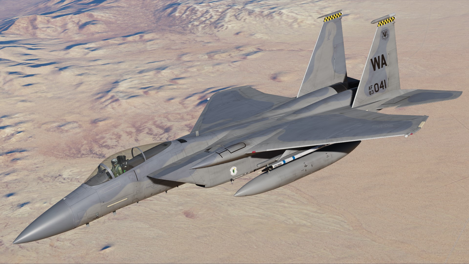 F-15C USAF 433rd Weapons Squadron 2020s fictional 4K Skin Pack update ...