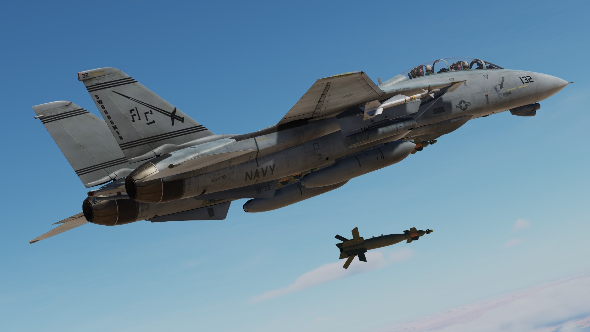 F-14B VF-32 Fighting Swordsmen 2020s fictional Skin Pack 2 update 2025 ...